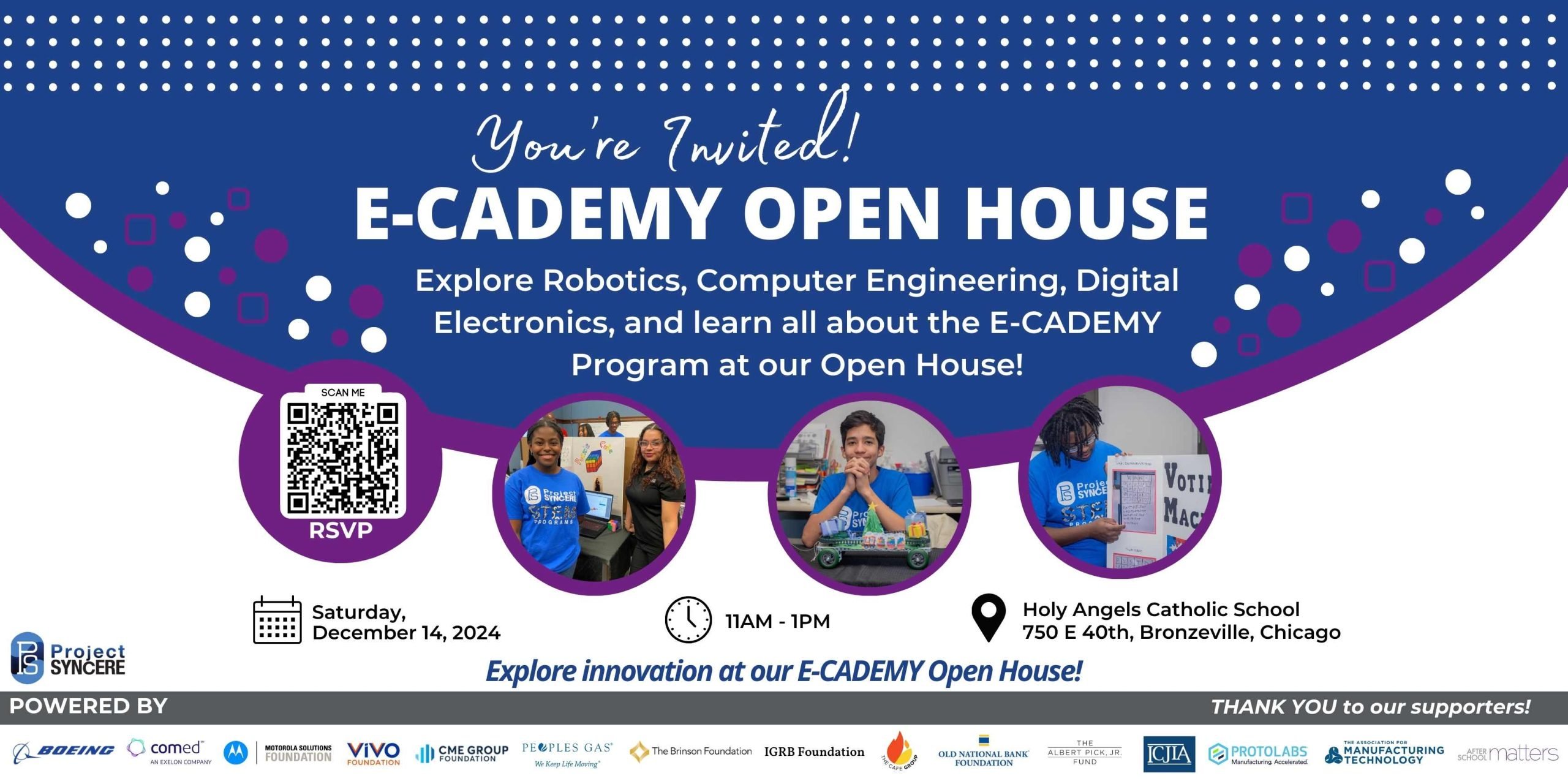 Support Future Innovators at Our Open House! - Project SYNCERE